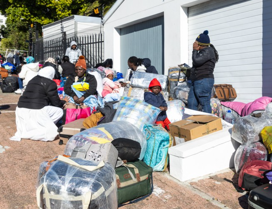 Hundreds of Zimbabweans camp outside consulate in Cape Town